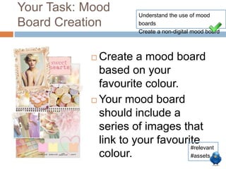 Moodboards Cover Lesson | PPTX