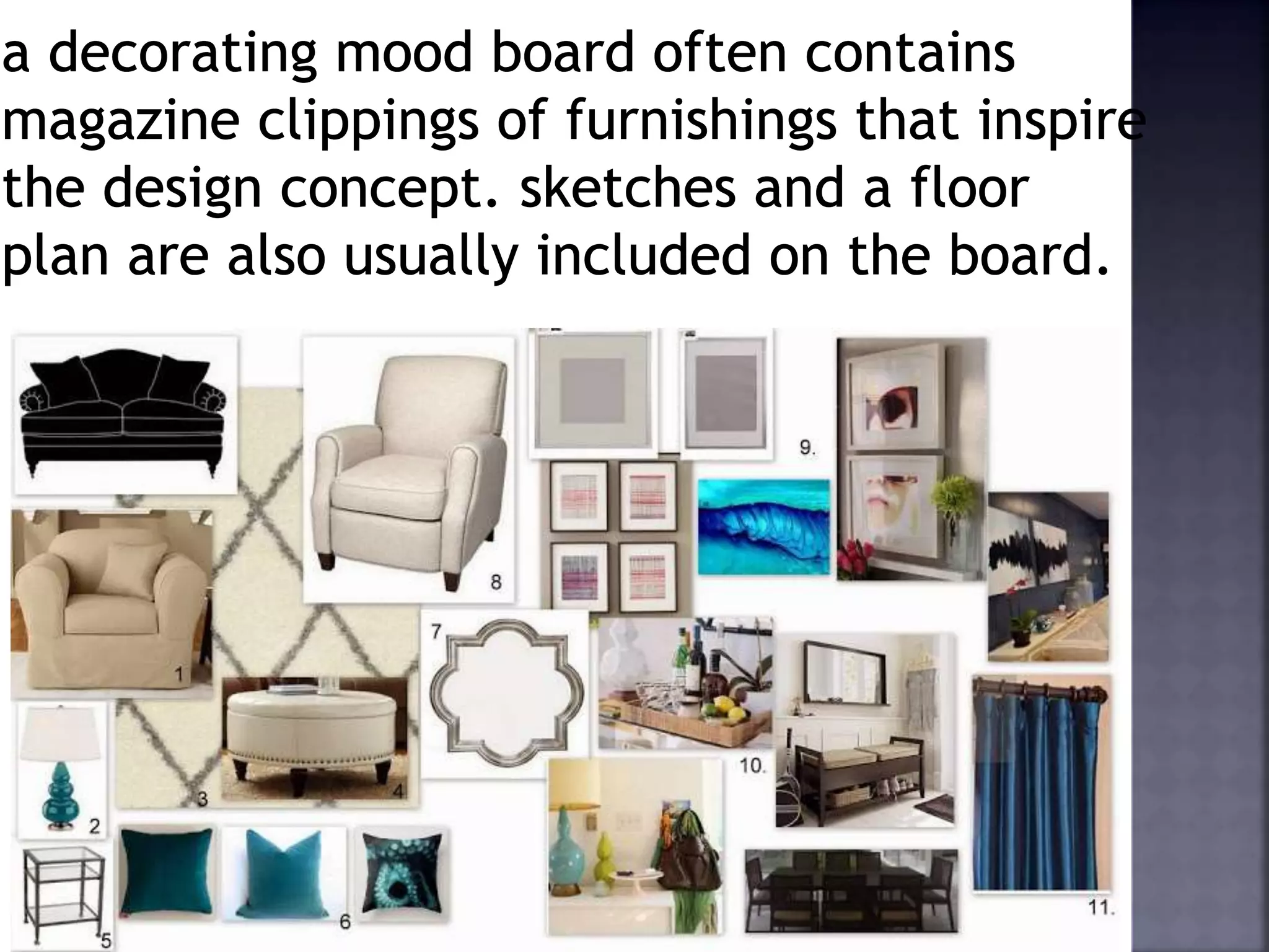 Moodboards For Interior Design | PPTX