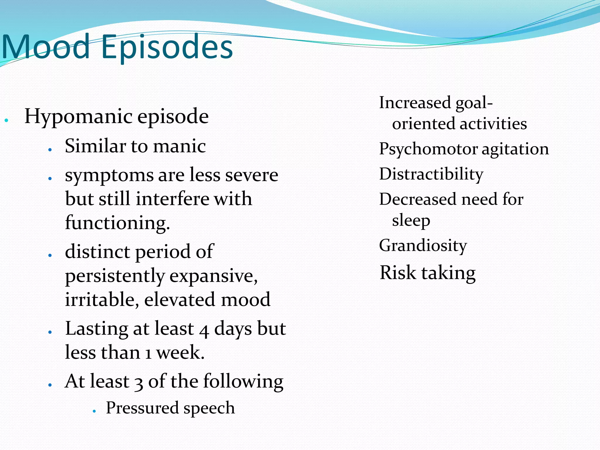 Mood disorder- 2 | PPTX