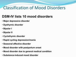 Mood disorder- 2 | PPTX