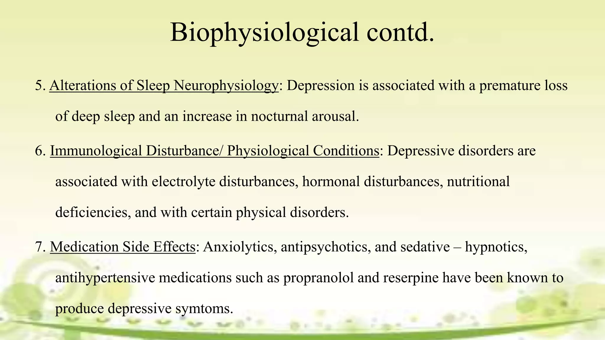 Mood disorder and depression | PPTX