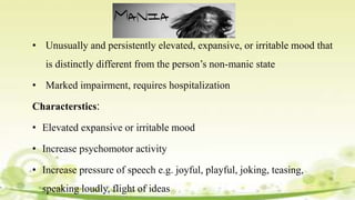 Mood disorder and depression | PPTX