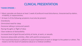 MOOD DISORDERS ( BIPOLAR AFFECTIVE DIOSRDERS | PPTX