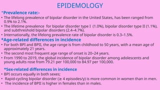 MOOD DISORDERS ( BIPOLAR AFFECTIVE DIOSRDERS | PPTX
