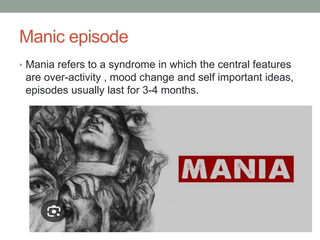 MOOD DISORDER Mania, CLASSIFICATION.pptx