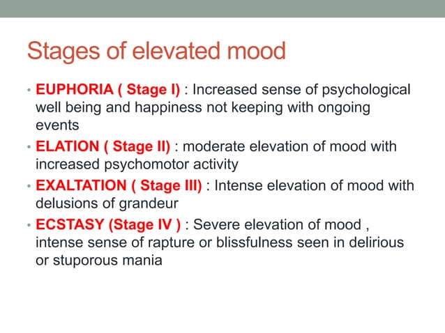 MOOD DISORDER Mania, CLASSIFICATION.pptx