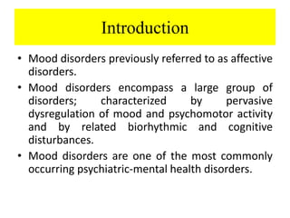 Mood disorder & Manic episode | PPTX