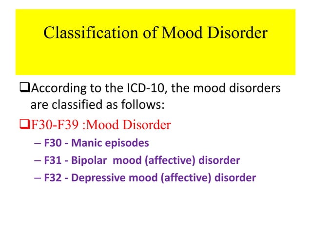 Mood disorder & Manic episode | PPTX