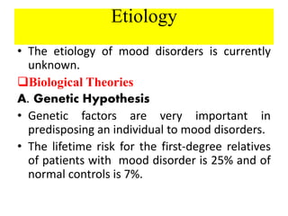 Mood disorder & Manic episode | PPTX