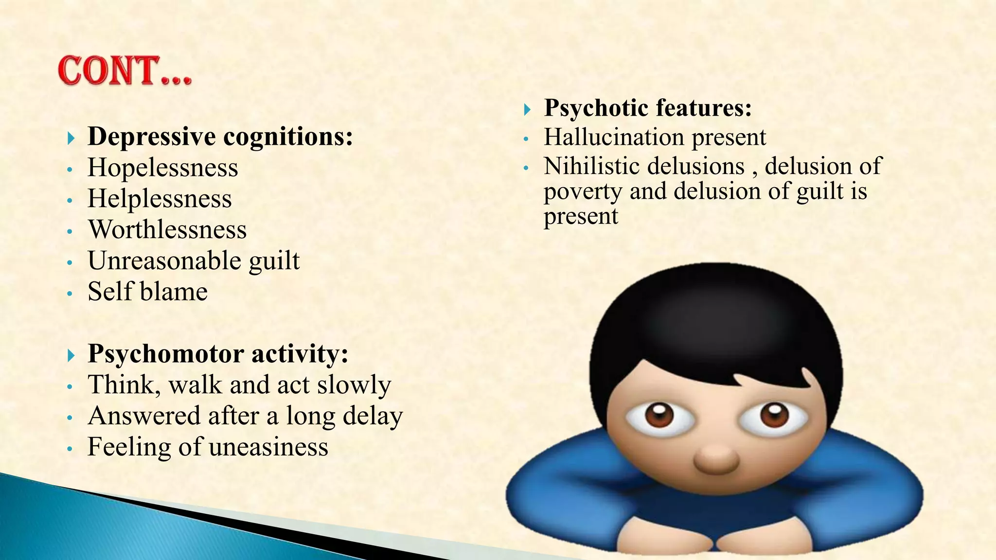 Mood disorder Slideshare | PPTX