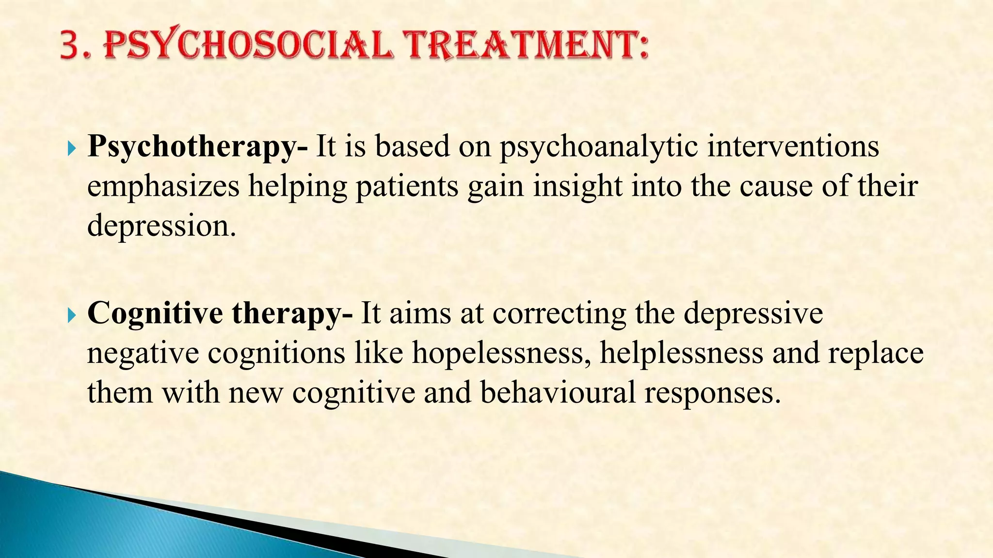 Mood disorder Slideshare | PPTX