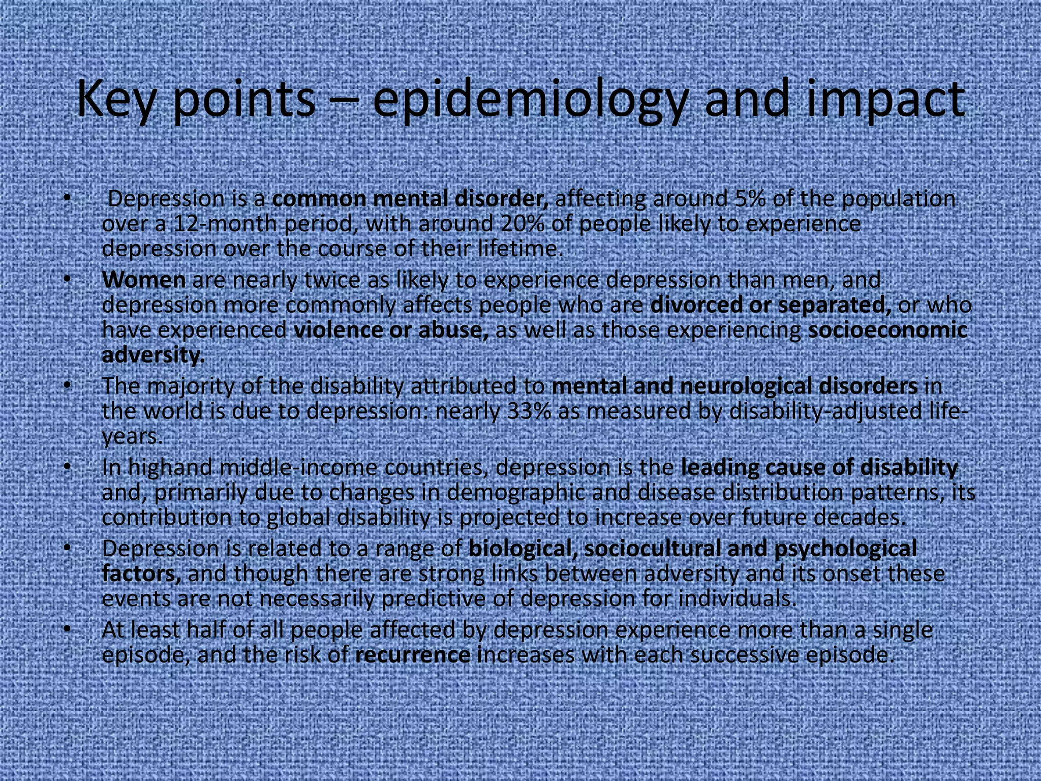 Mood disorders | PPTX