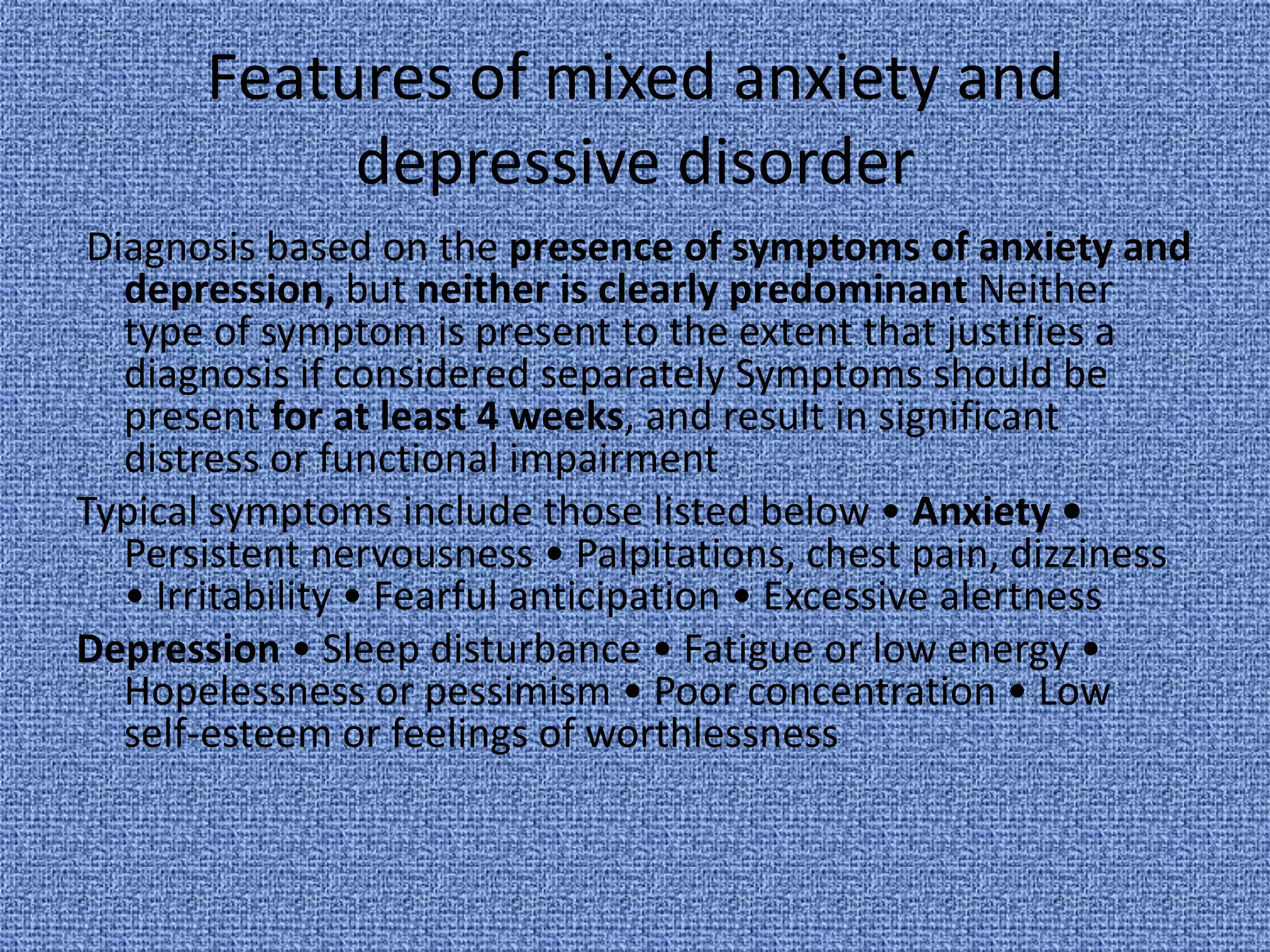 Mood disorders | PPTX