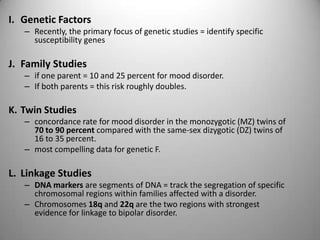 Mood disorders | PPTX