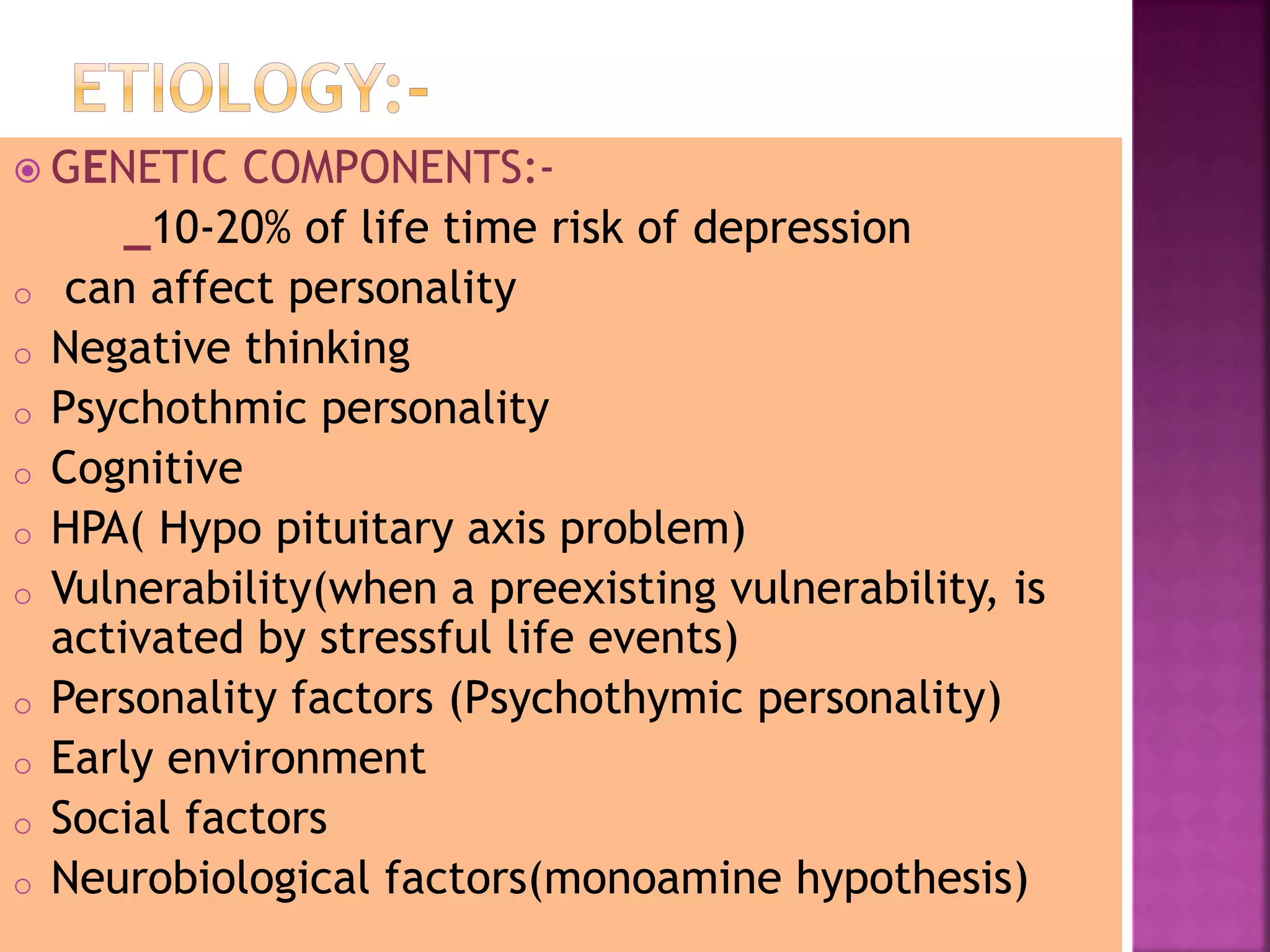 Mood disorders | PPT