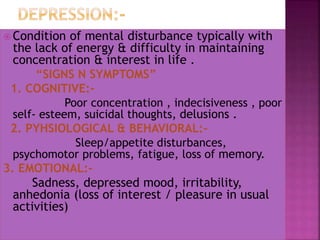 Mood disorders | PPTX