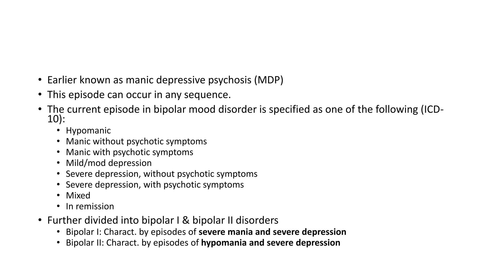 MOOD DISORDERS | PPTX