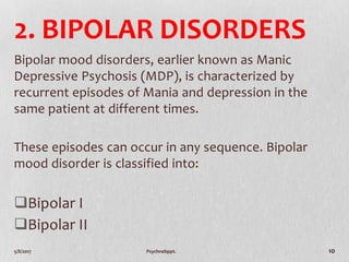 Mood disorders | PDF