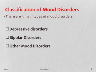 Mood disorders | PDF | Mental Health | Diseases and Conditions