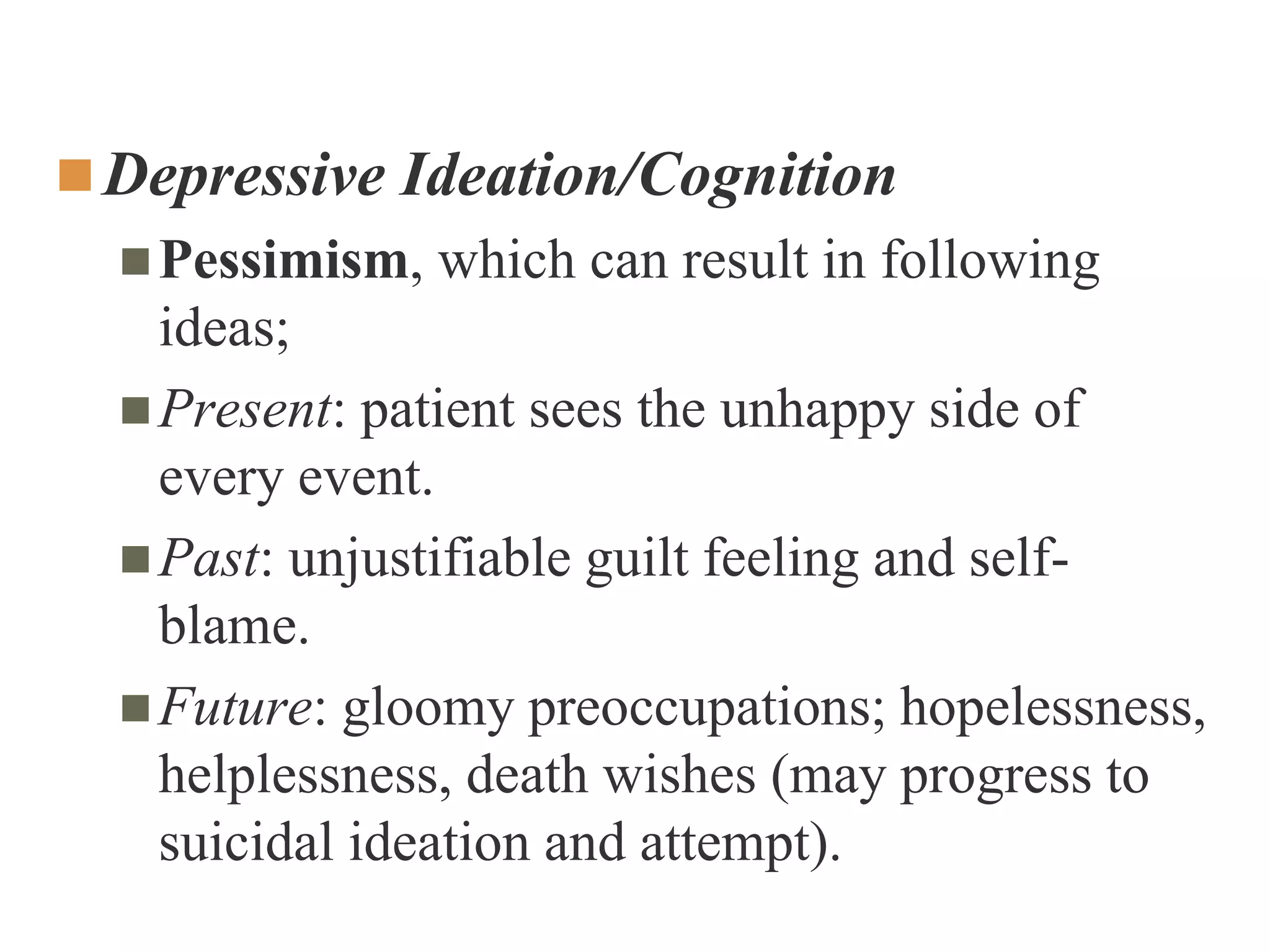 Mood Disorders- Psychiatric nursing | PPT