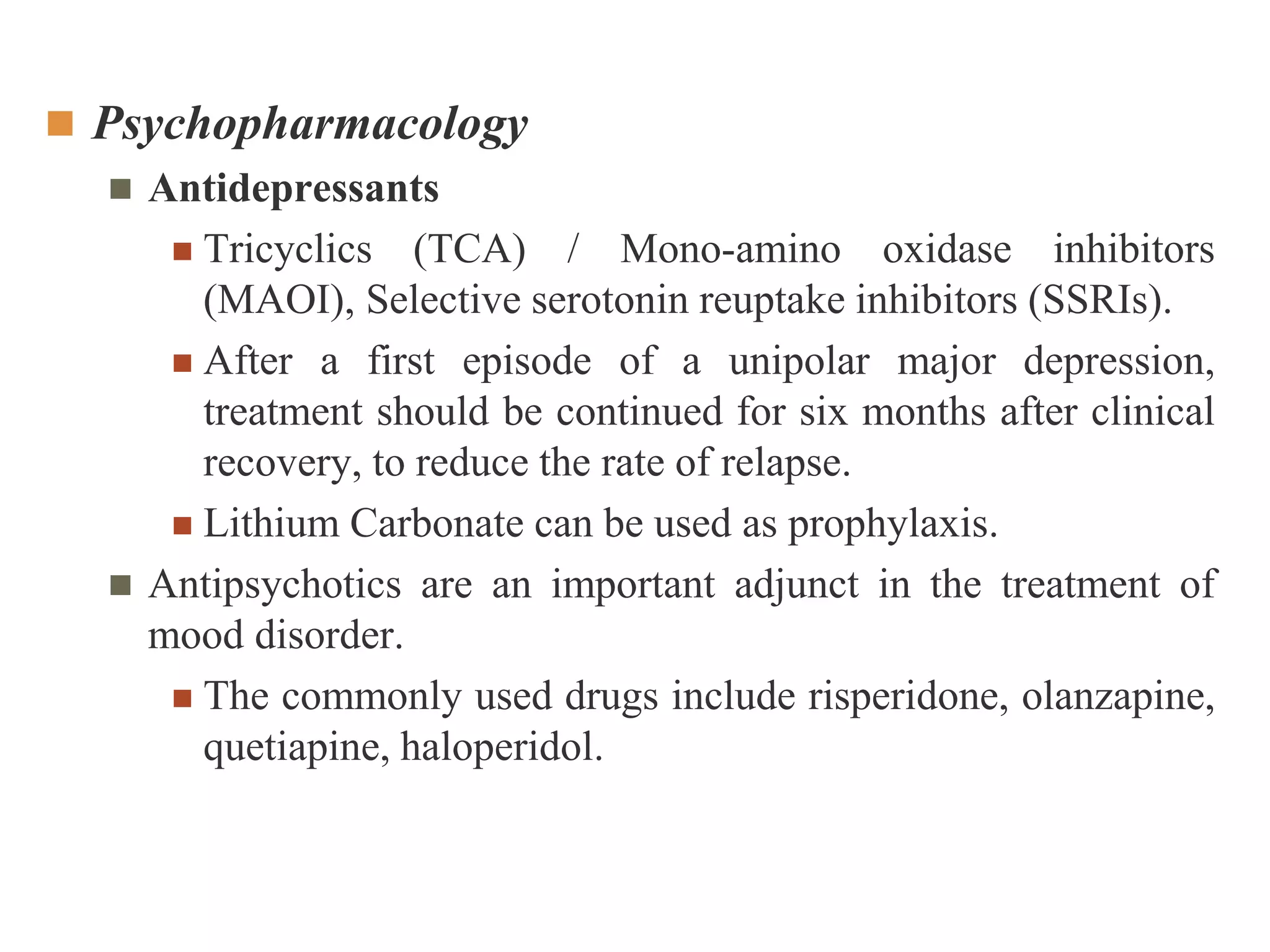 Mood Disorders- Psychiatric nursing | PPT