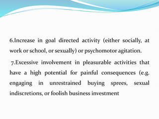 Mood Disorders Nursing department for medical scinse | PPTX