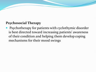 Mood Disorders Nursing department for medical scinse | PPTX