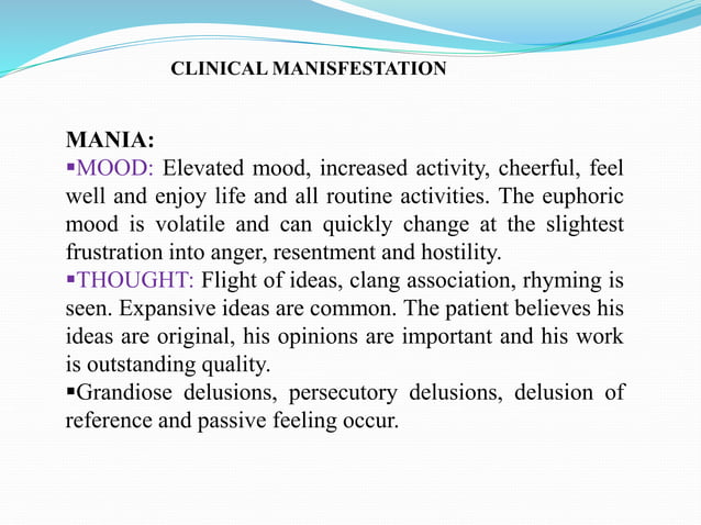 MOOD DISORDERS. PSYCHIATRIC NURSING...pptx | Mental Health | Diseases ...