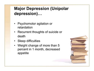 Presentation on Mood Disorders - Psychology | PPT