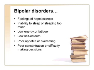 Presentation on Mood Disorders - Psychology | PPT