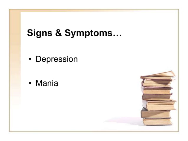 Presentation on Mood Disorders - Psychology | PPT