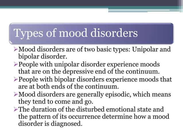 clinical mental health MOOD DISORDERS.pptx