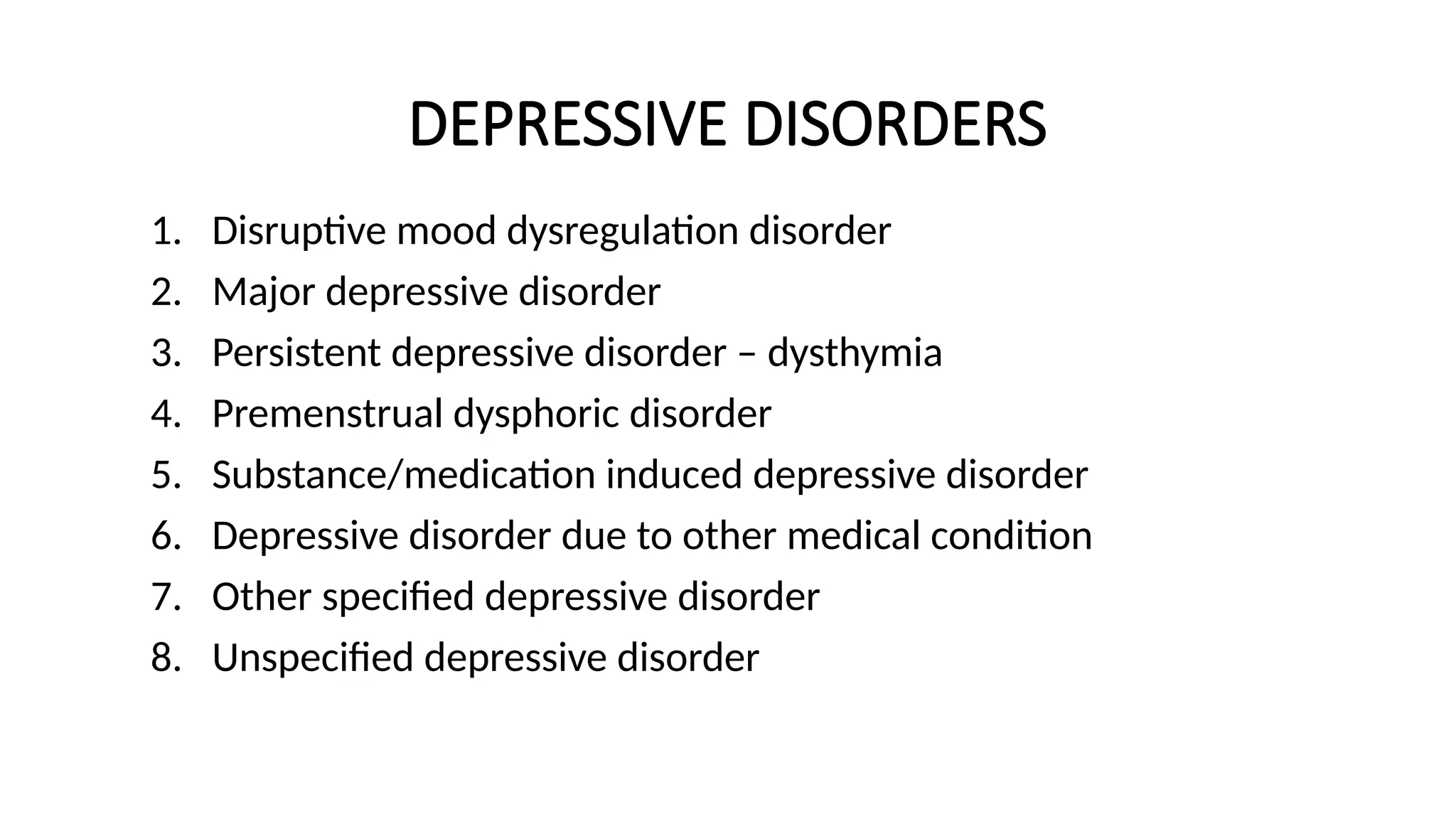 Mood disorders - types, evaluation and occupational therapy | PPTX