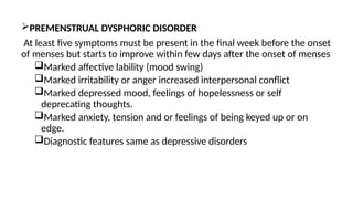 Mood disorders - types, evaluation and occupational therapy | PPTX