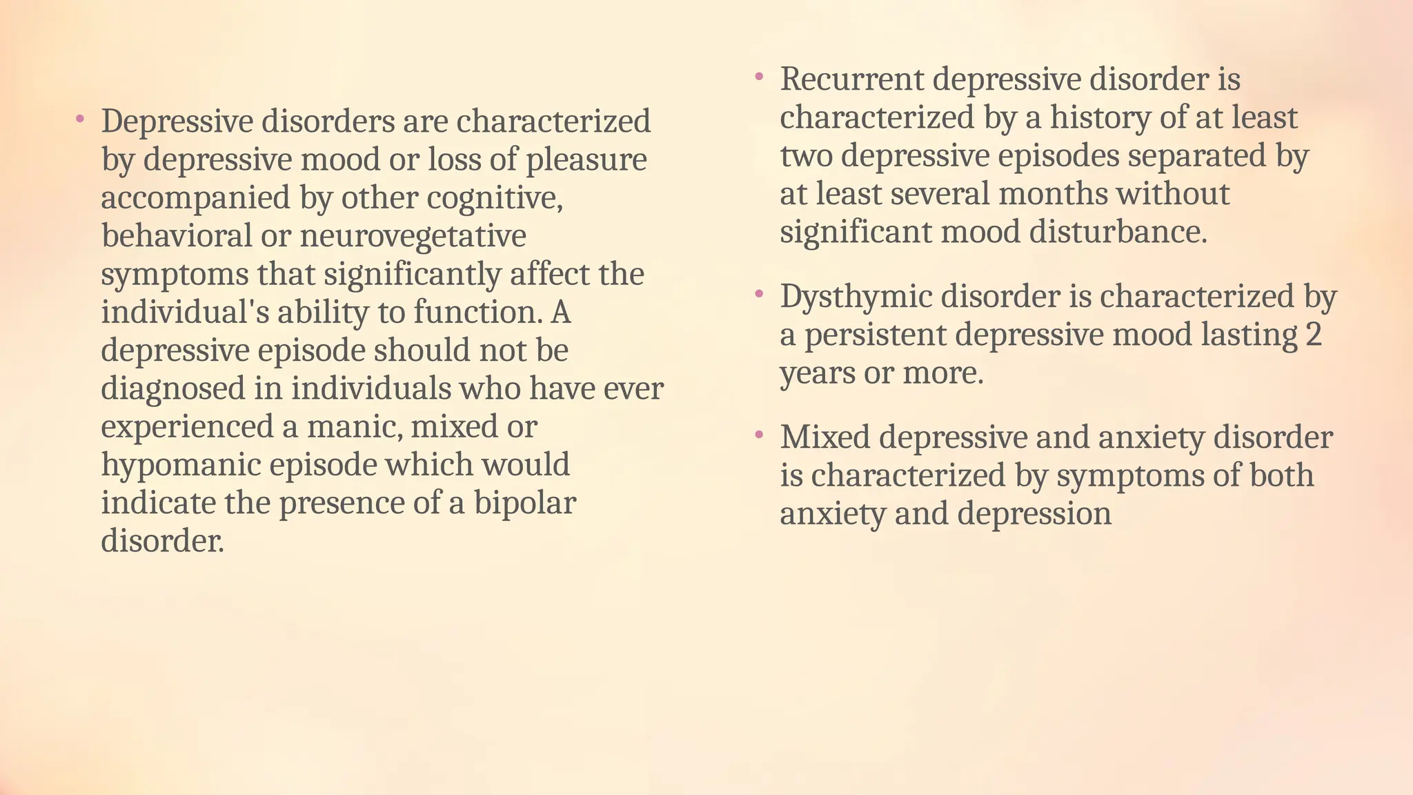 MOOD DISORDERS- MANIA, DEPRESSION & BIPOLAR | PPTX