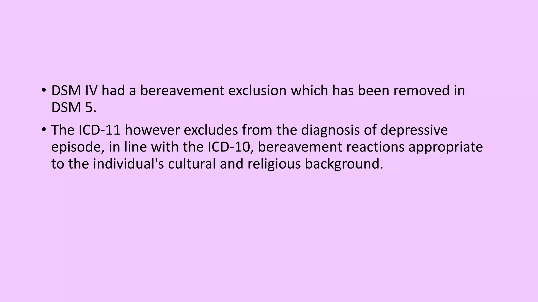 Mood disorders DSM 5 and ICD 11 | PPTX