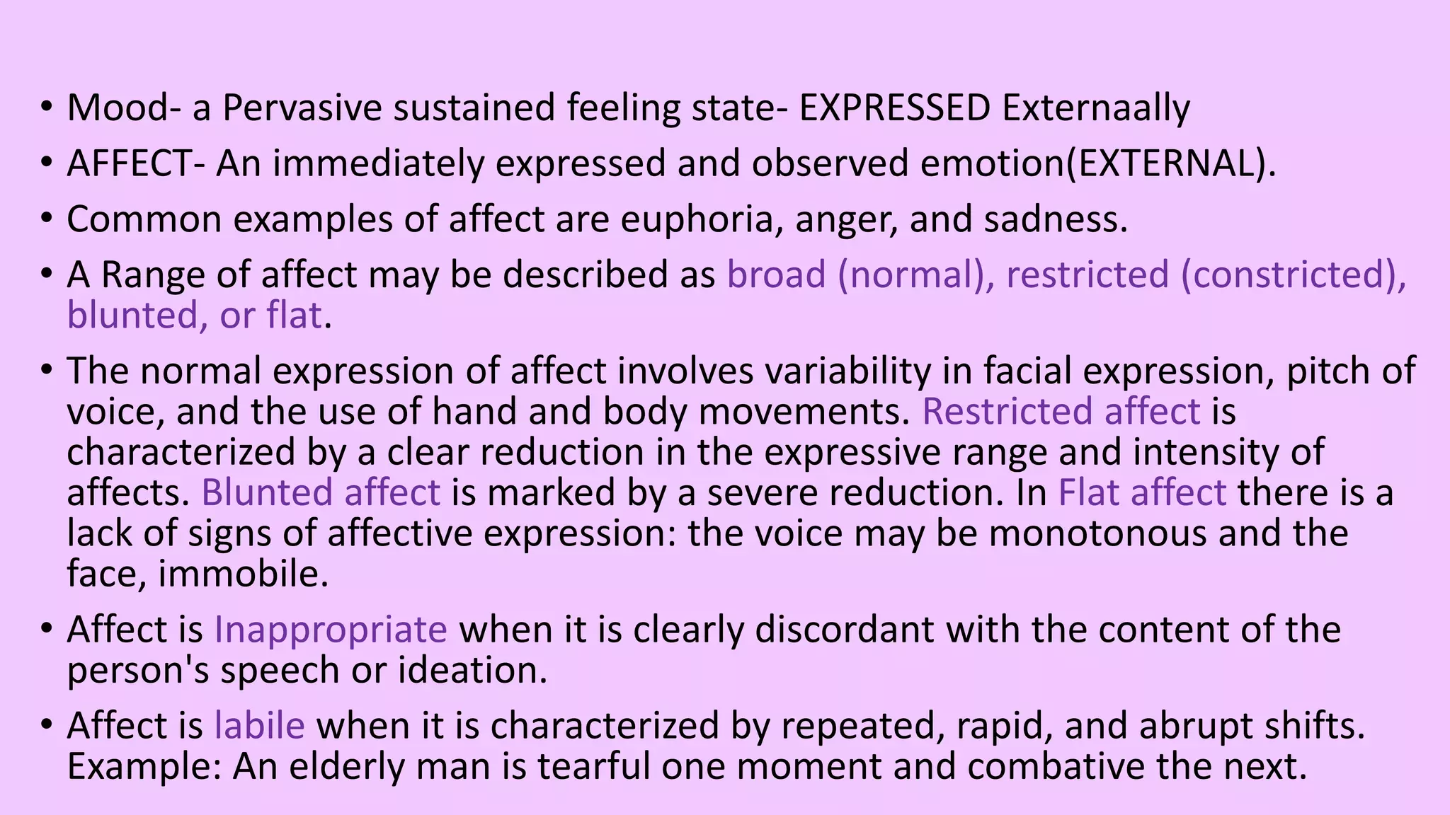 Mood disorders DSM 5 and ICD 11 | PPTX