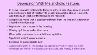 Mood disorders DSM 5 and ICD 11 | PPTX