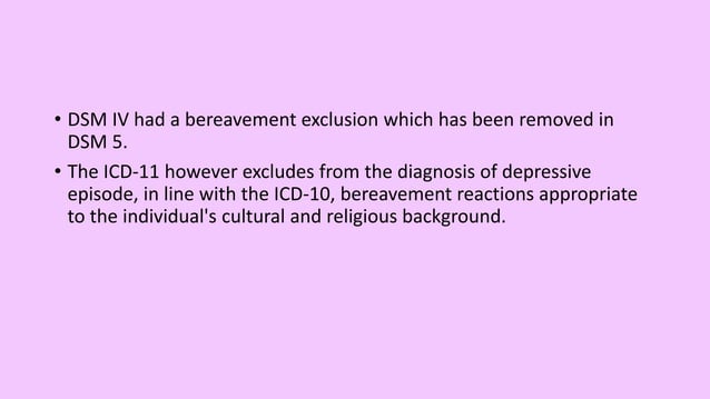 Mood disorders DSM 5 and ICD 11 | PPTX | Mental Health | Diseases and ...