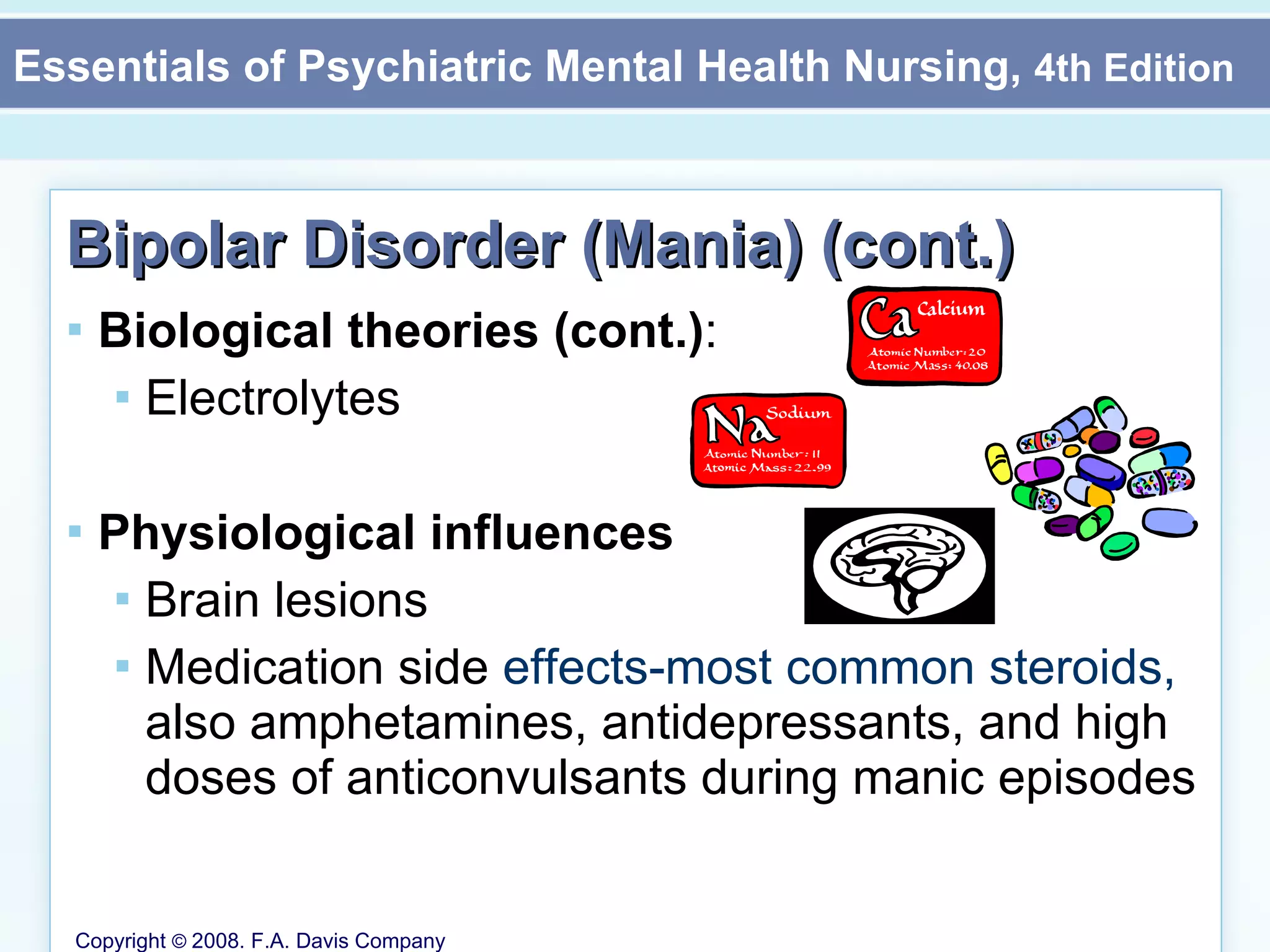 Mood Disorders Mental Health Nursing Chapter 16 Part Ii | PPT