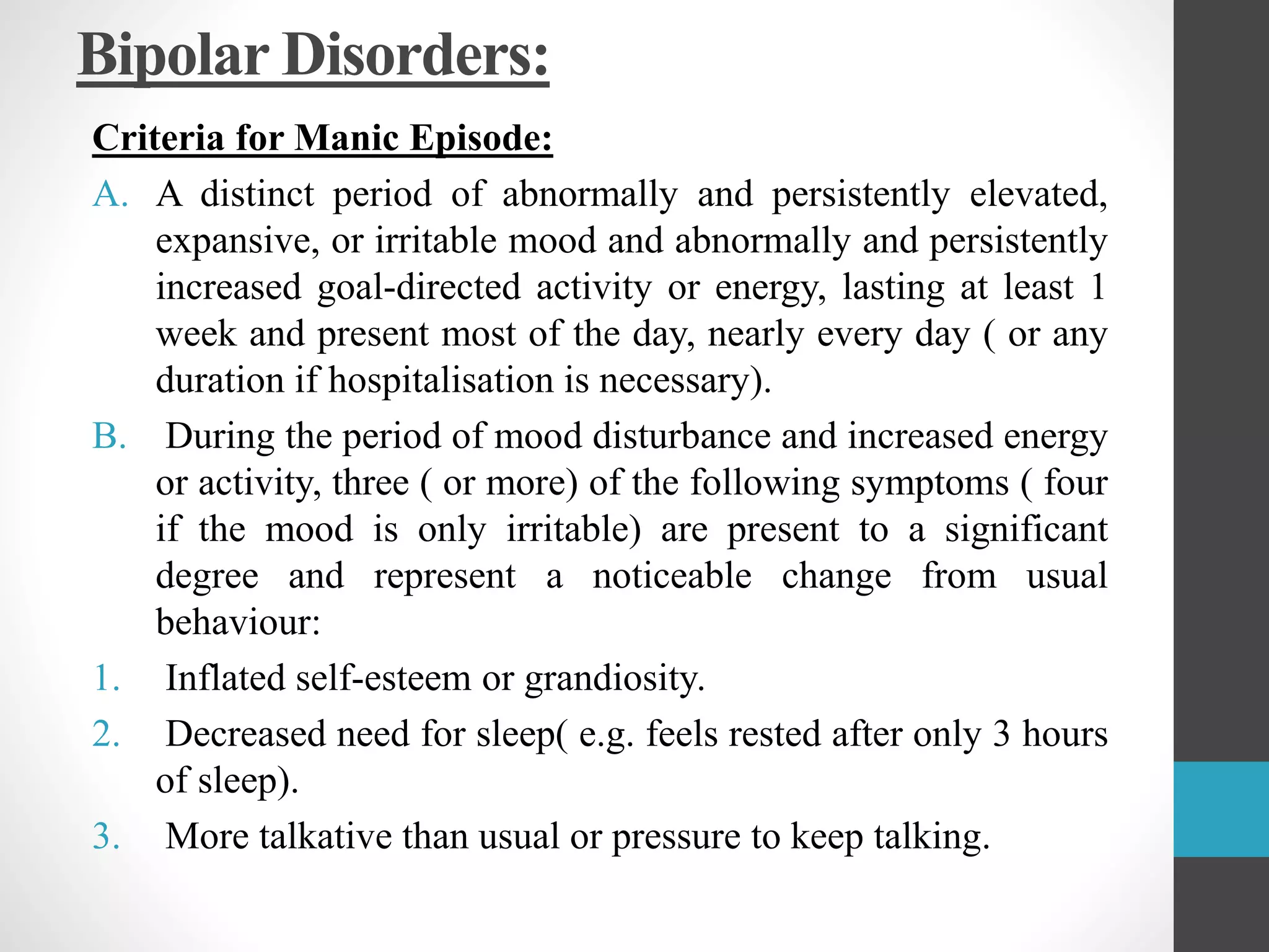 Mood disorders ppt | PPTX