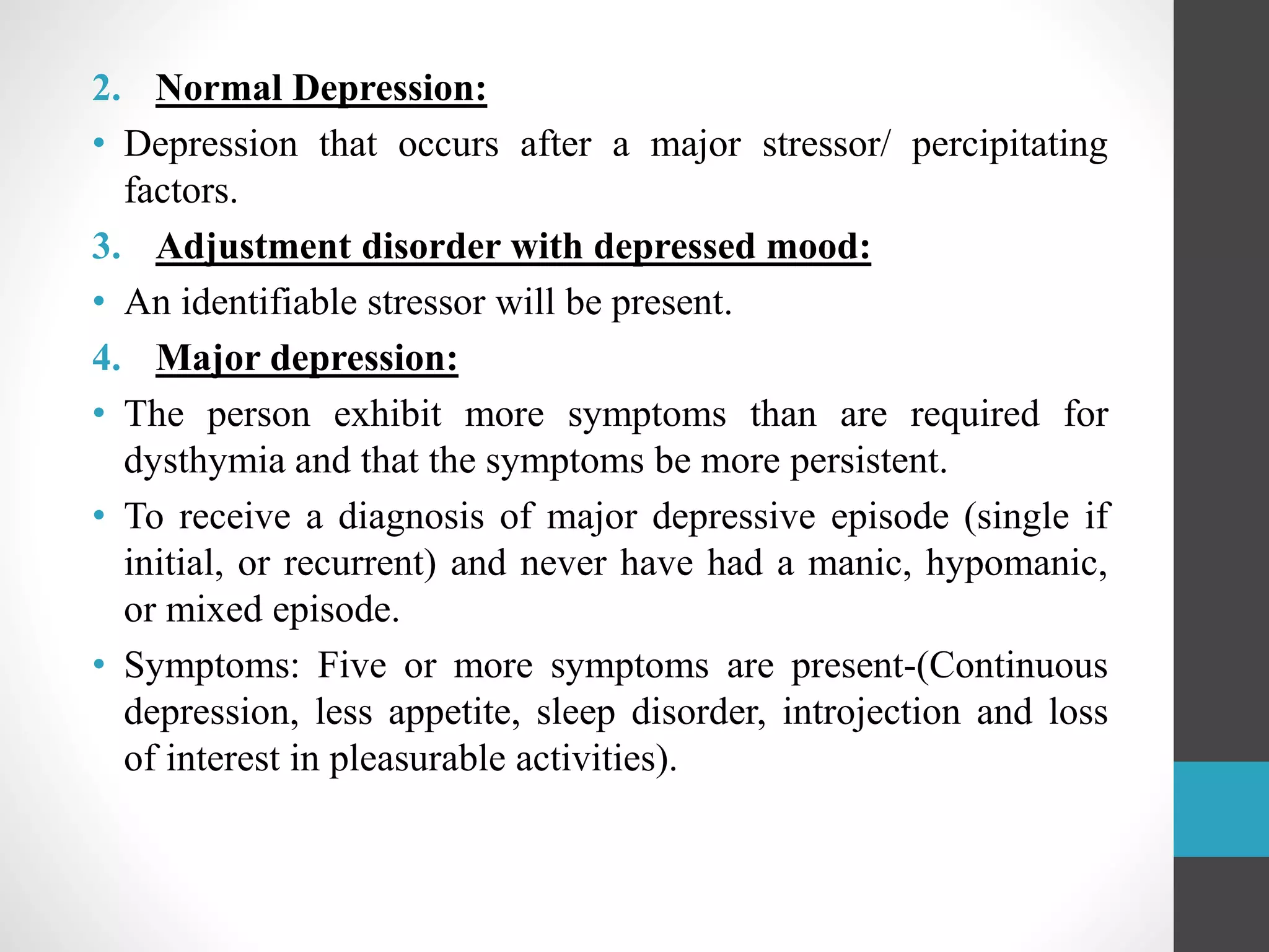 Mood disorders ppt | PPTX
