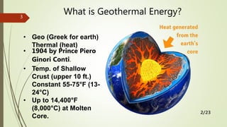 geothermal energy | PPTX