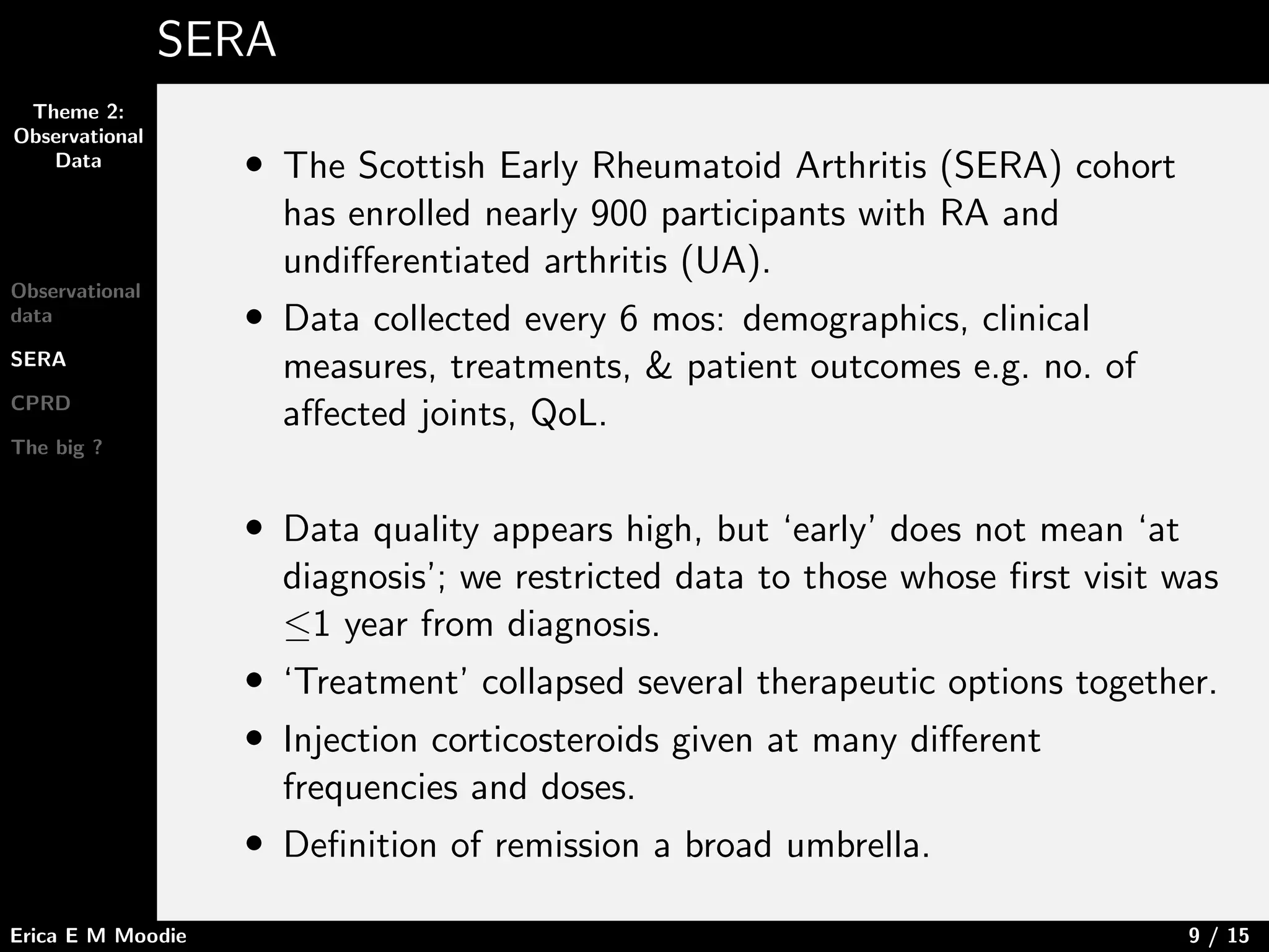 PMED Transition Workshop - Intro and Overview on Theme 2: Sequential ...