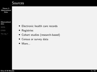 PMED Transition Workshop - Intro and Overview on Theme 2: Sequential ...