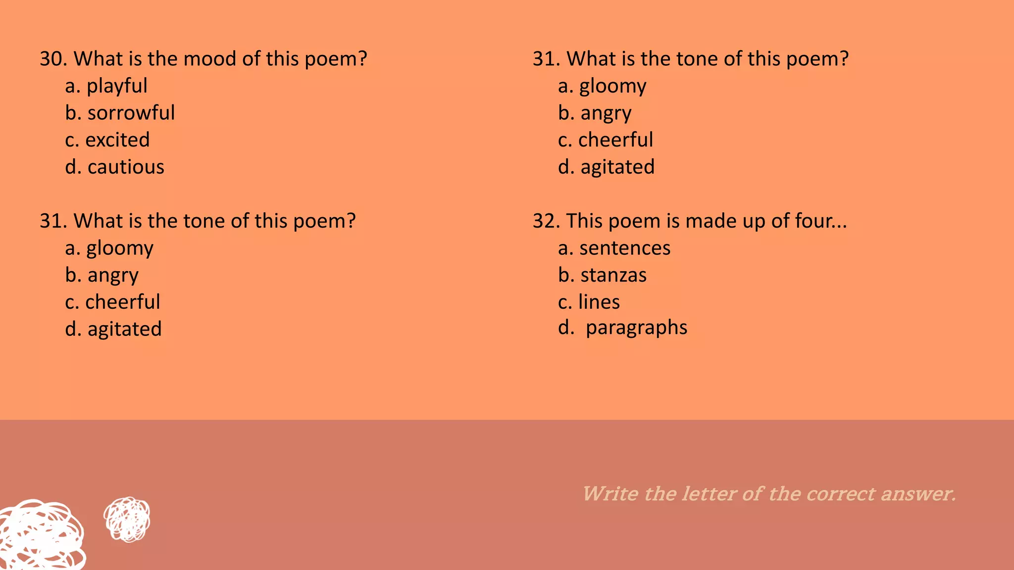 Mood in Poetry | PPTX