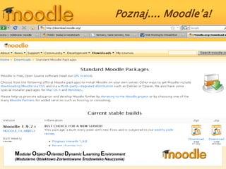 Instalacja Moodle | PPTX | Web Hosting | Internet