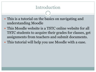 The Basics of Moodle | PPTX | Email | Internet