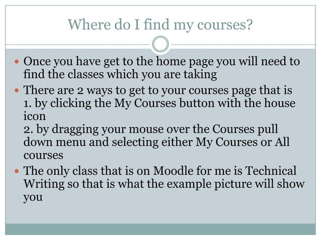 The Basics of Moodle | PPTX | Email | Internet
