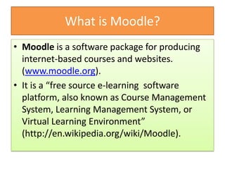 Moodle | PPT